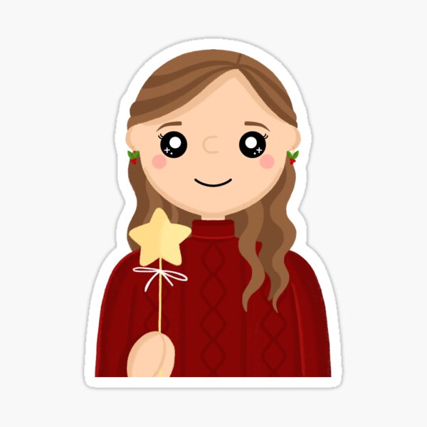 "The Office Pam Beesly Christmas" Sticker by cutermelon | Redbubble