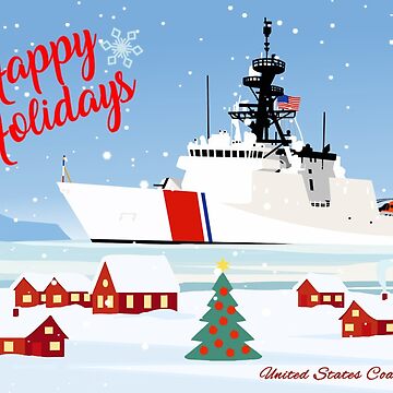 "Coast Guard Christmas Season NSC" Art Board Print for Sale by ...