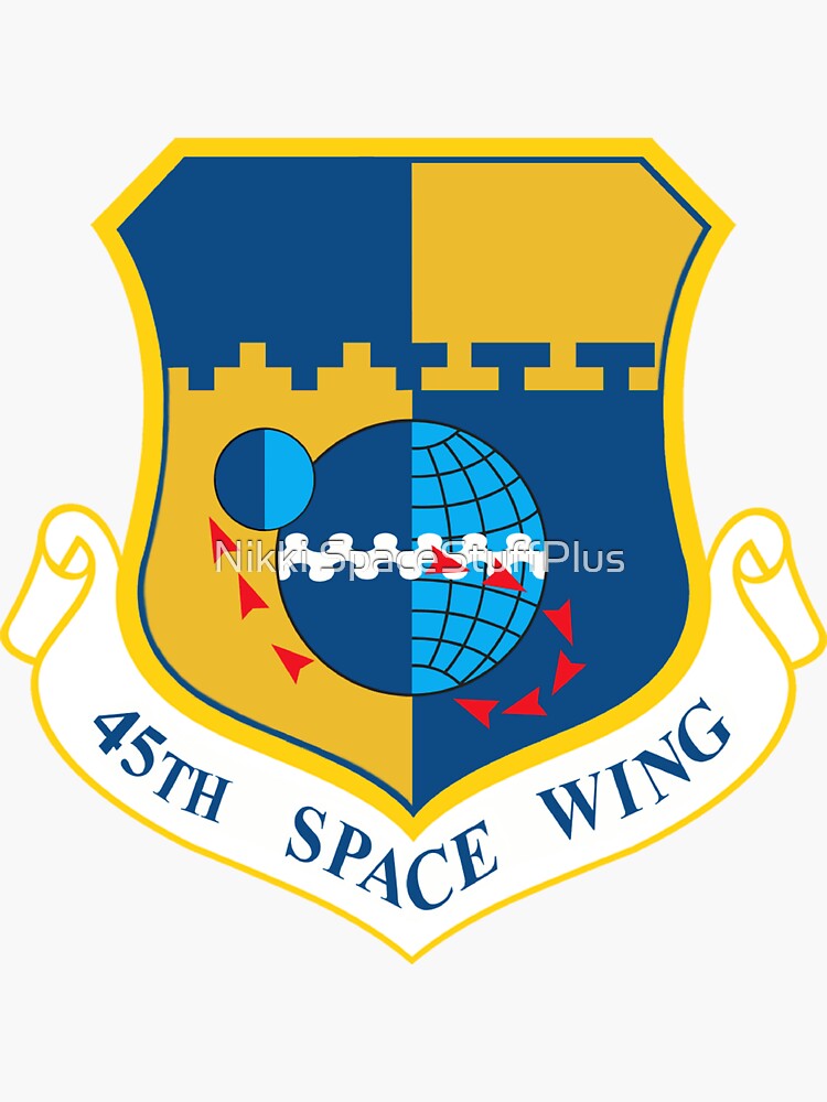"45th Space Wing Logo" Sticker by Spacestuffplus | Redbubble