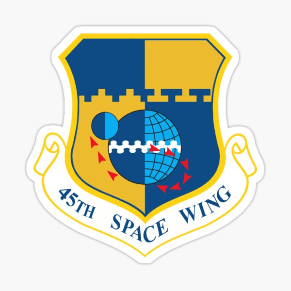 "45th Space Wing Logo" Sticker by Spacestuffplus | Redbubble