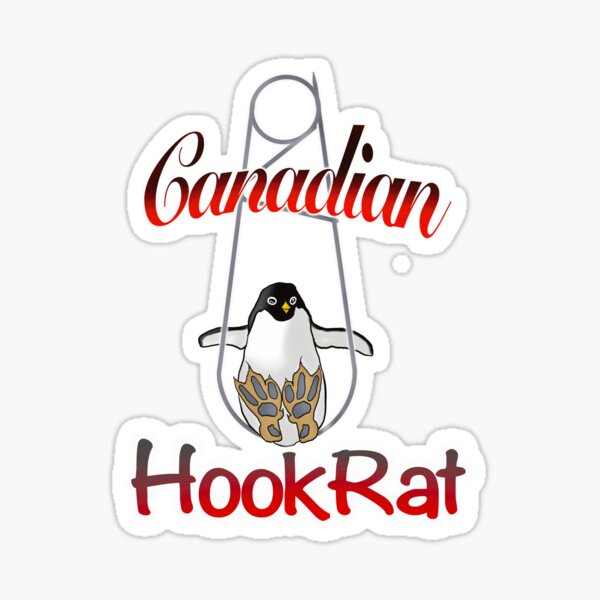 "Canadian hook rat" Sticker for Sale by Lyminal | Redbubble