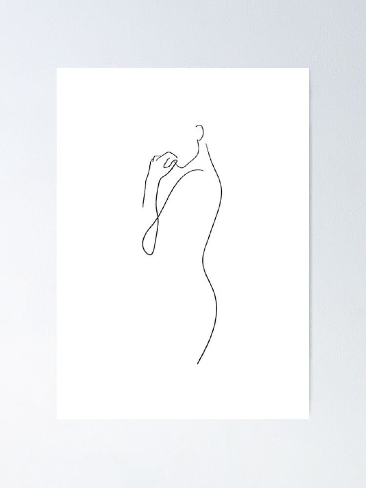 "Delicate Line Art " Poster for Sale by rose112 | Redbubble