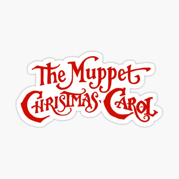 "The muppet Christmas carol" Sticker for Sale by ambamears | Redbubble