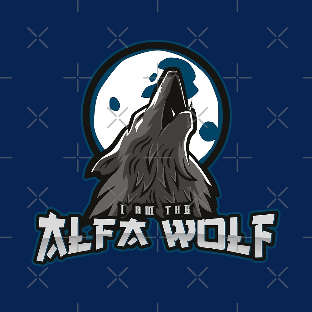 "Alfa Wolf " by Vanissa Berg | Redbubble
