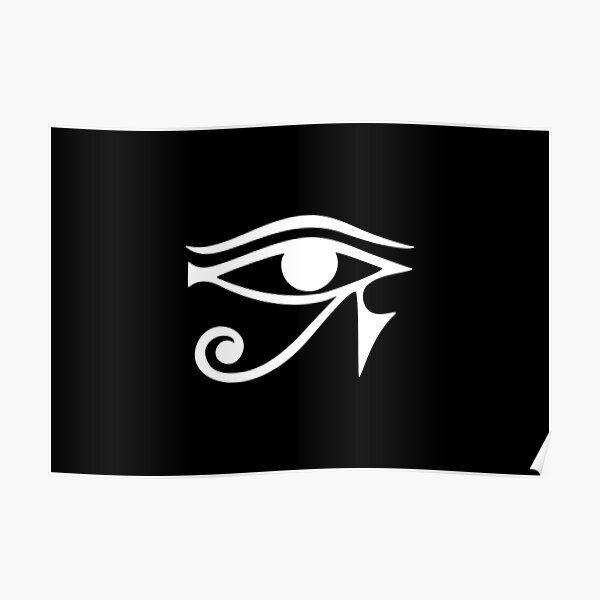Póster «Ojo de Horus, símbolo de protección egipcio, amuleto de la ...