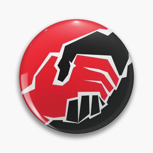 "Leftist Unity Print" Pin for Sale by UnneededHere | Redbubble