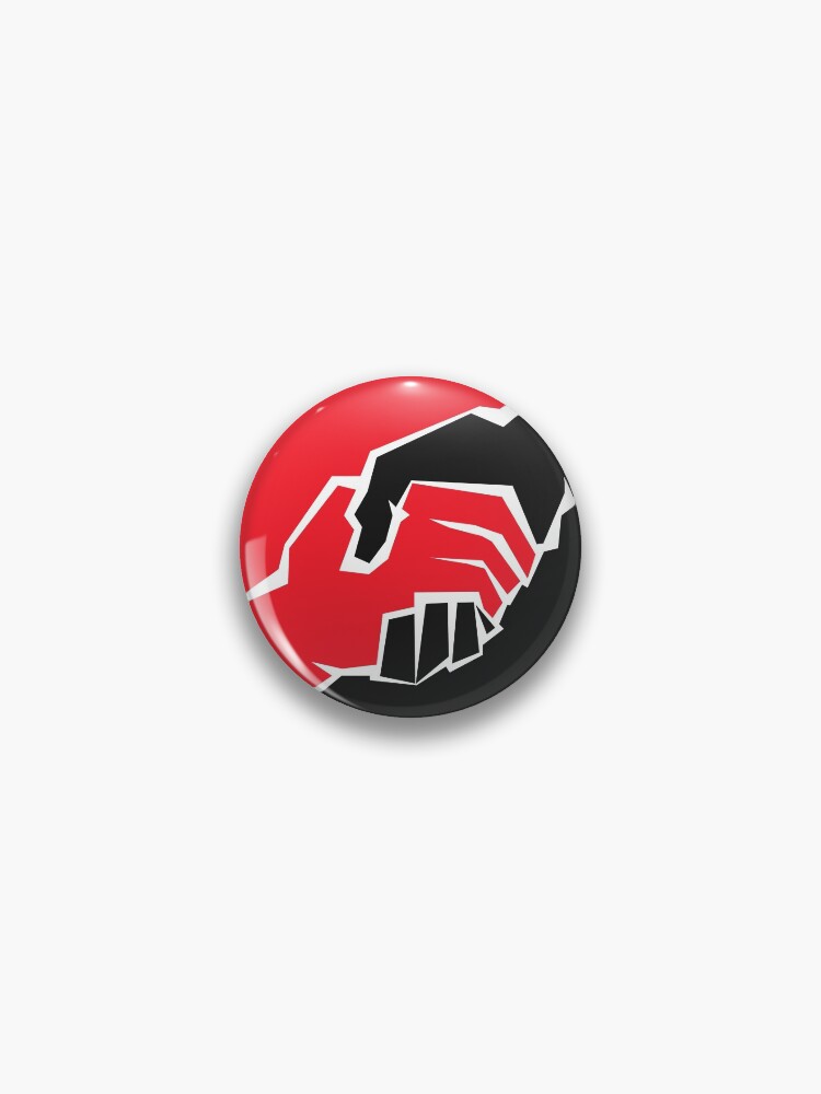 "Leftist Unity Print" Pin for Sale by UnneededHere | Redbubble