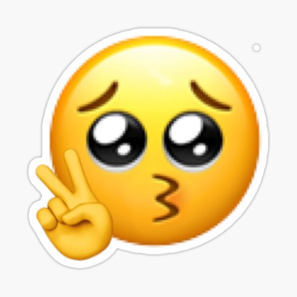 "crying peace" Sticker by xaributerax | Redbubble