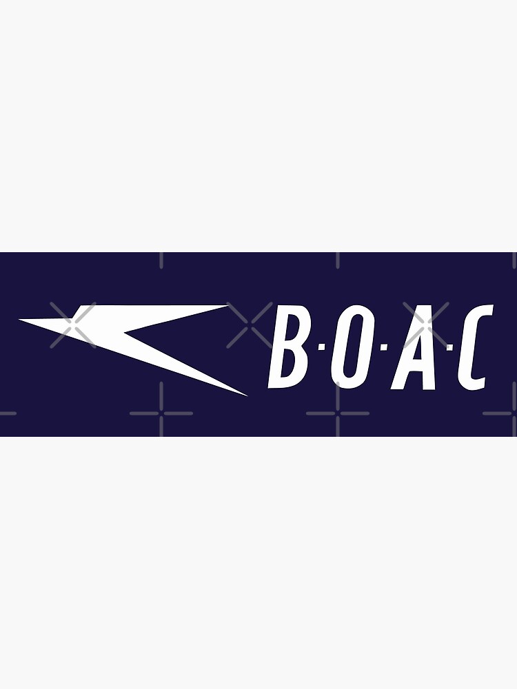 "BOAC vintage Airline logo" Photographic Print by Speedbirddesign ...
