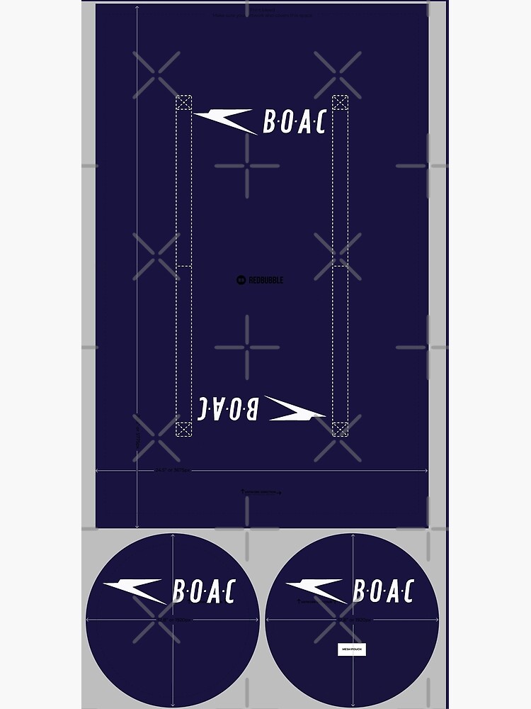 "BOAC vintage Airline logo" Duffle Bag for Sale by Speedbirddesign ...