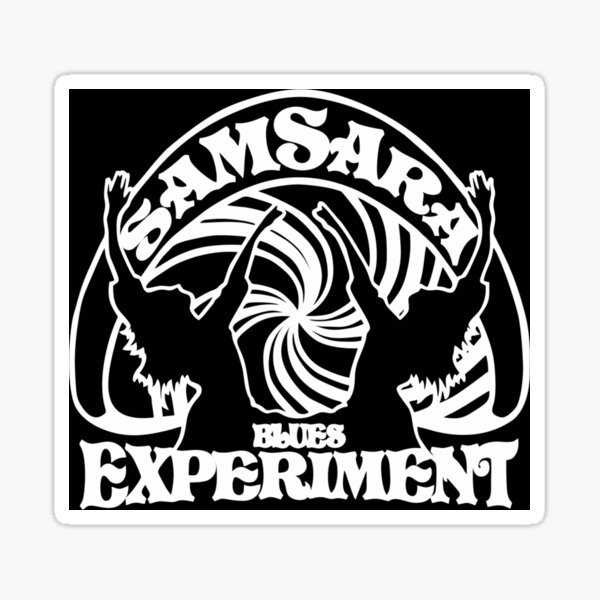 "Samsara Blues Experiment Logo" Sticker for Sale by MaHuang | Redbubble