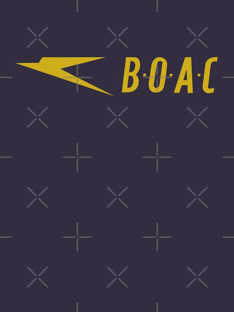 "BOAC vintage Airline logo 2" T-shirt for Sale by Speedbirddesign ...