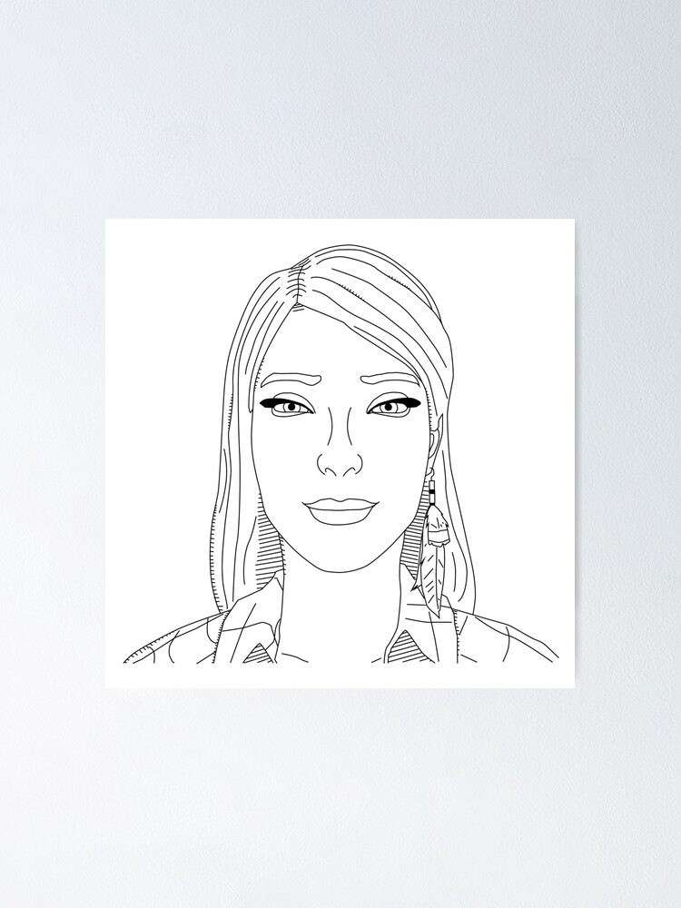 "Rachel Amber - Line Art" Poster by IsaacWebb | Redbubble