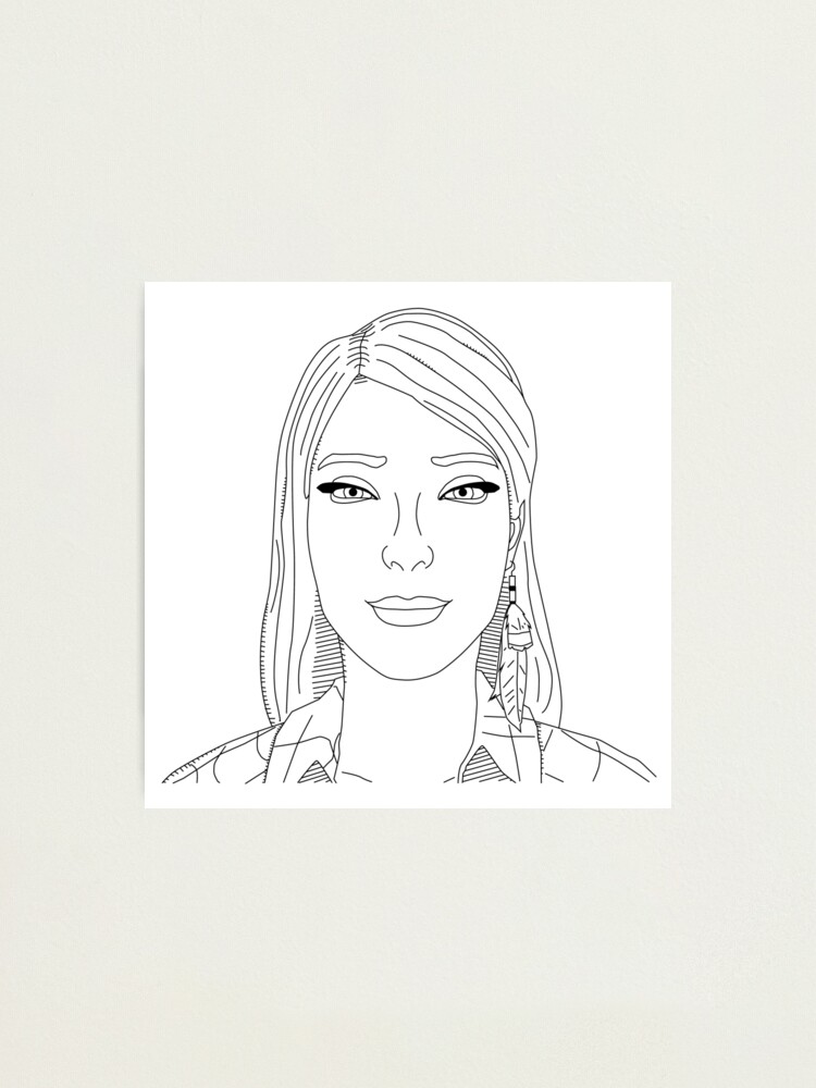 "Rachel Amber - Line Art" Photographic Print by IsaacWebb | Redbubble