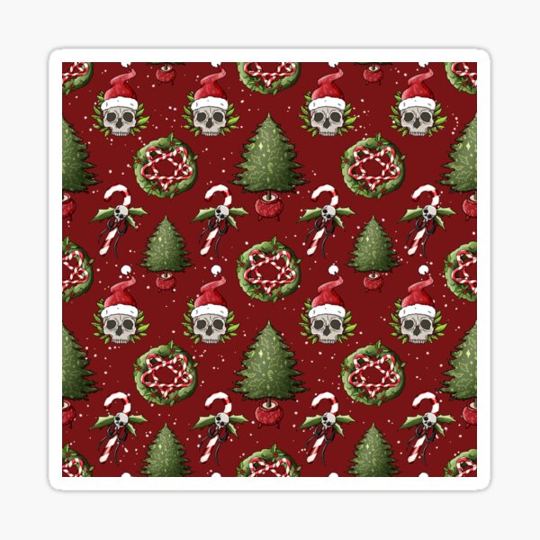 "Scary Christmas" Sticker for Sale by ThePreciousBox | Redbubble