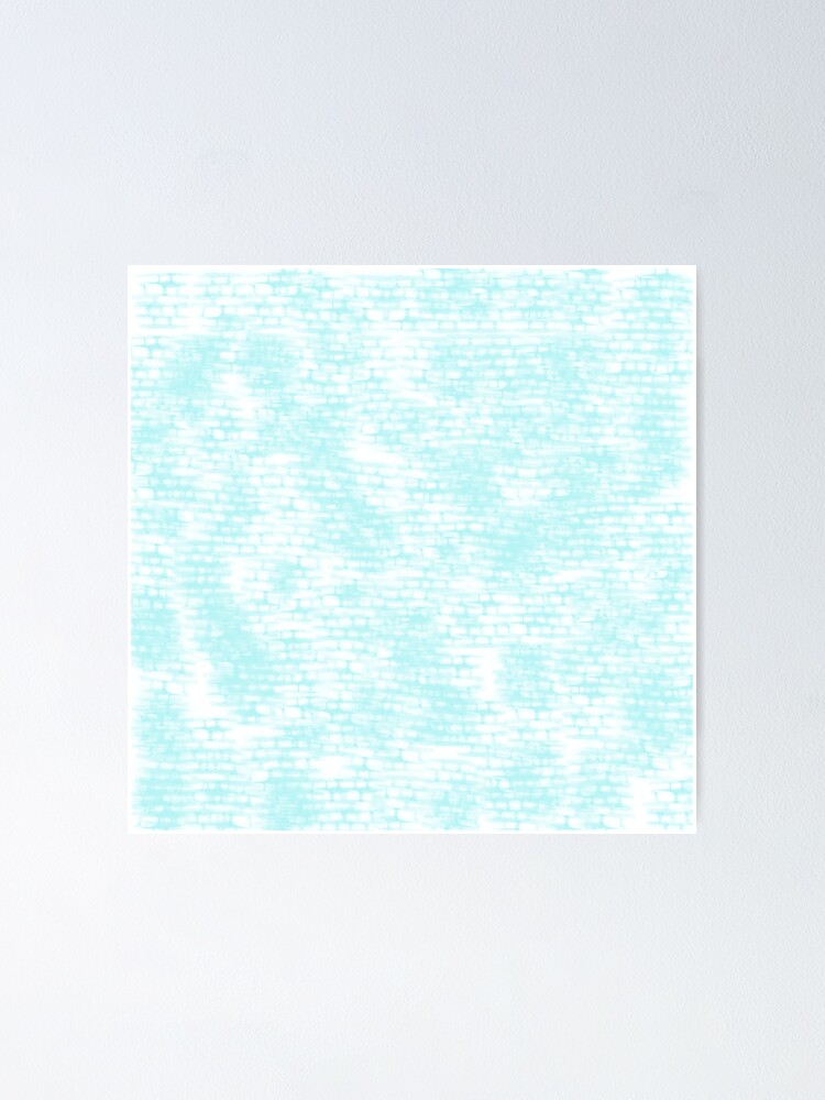 "Blue Wall" Poster by Waldona | Redbubble