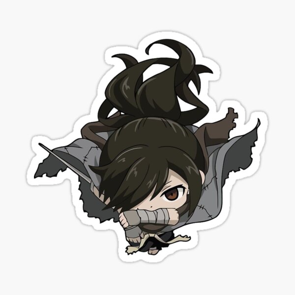 "Dororo - Hyakkimaru, Cute." Sticker by Goka-Art | Redbubble
