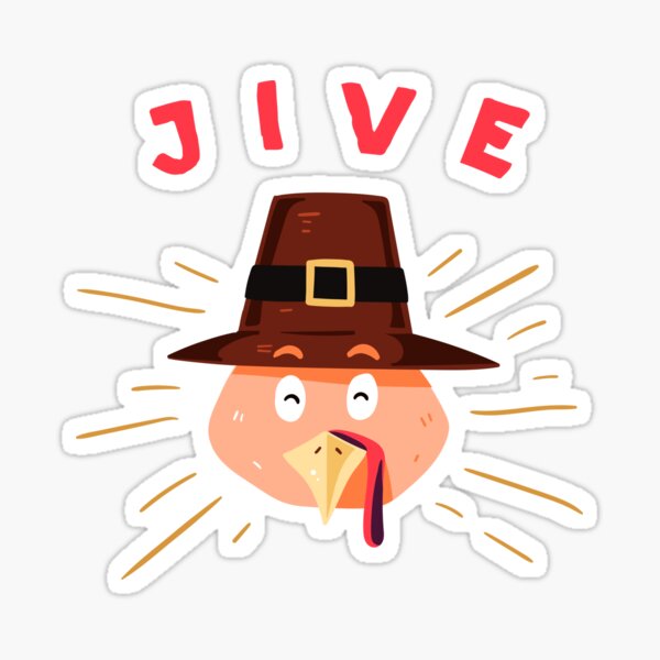 Jive Turkey Stickers | Redbubble