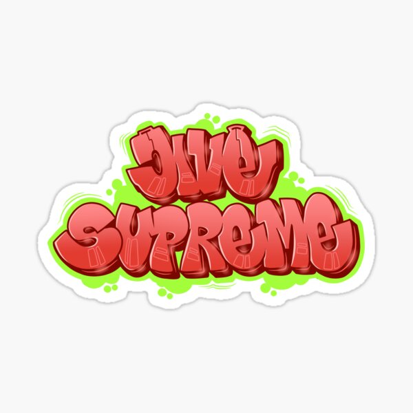 "DJ Jive Supreme Graffiti Logo" Sticker for Sale by JiveSupreme | Redbubble