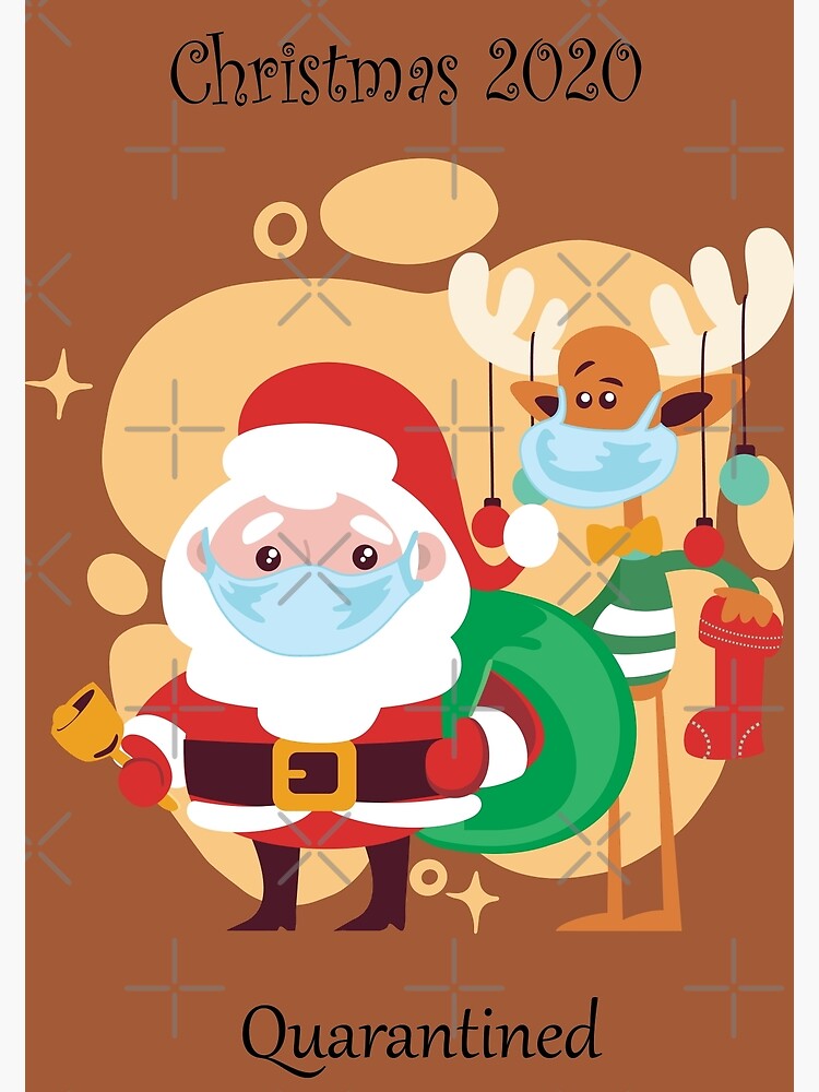 "Christmas in Quarantine 2020 - Quarantined Christmas" Poster for Sale ...