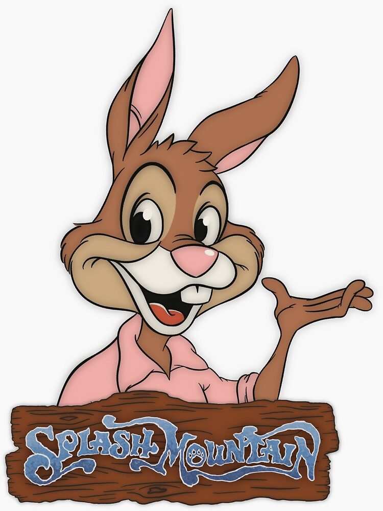 "Splash Mountain Brer Rabbit logo" Sticker for Sale by LegendOfLouis ...