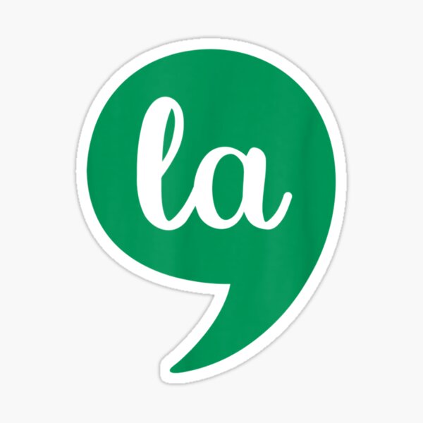 "Comma + La Kamala Harris VP 2020 Election AKA" Sticker for Sale by ...