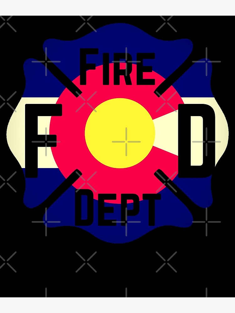 "Colorado Fire Department Maltese Cross " Photographic Print by Bbenn28 ...