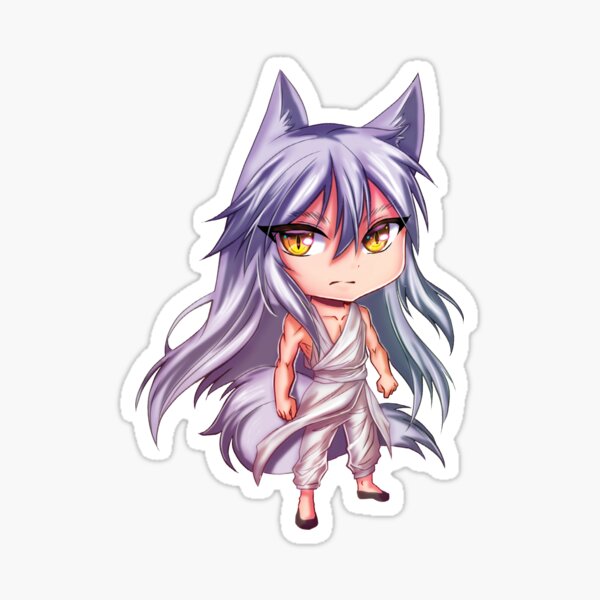 "Chibi Yoko Kurama Yu yu Hakusho" Sticker by MireielleART | Redbubble