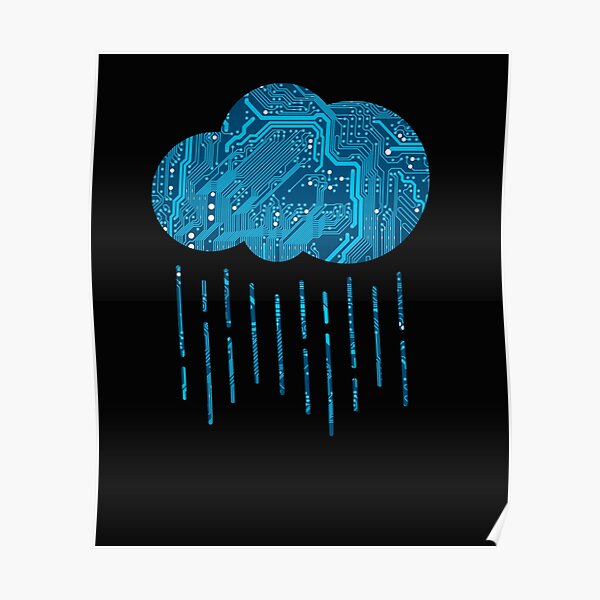 "Cyberpunk Cloud Computing" Poster for Sale by Talesbybob | Redbubble