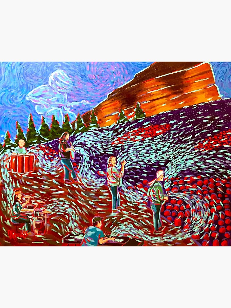 Widespread Panic at Red Rocks Canvas sold by Iulian Chifu | SKU ...