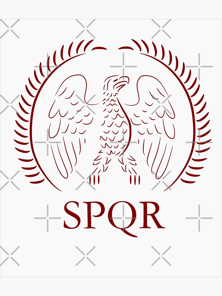 "Rome SPQR" Sticker for Sale by ColdOwl | Redbubble