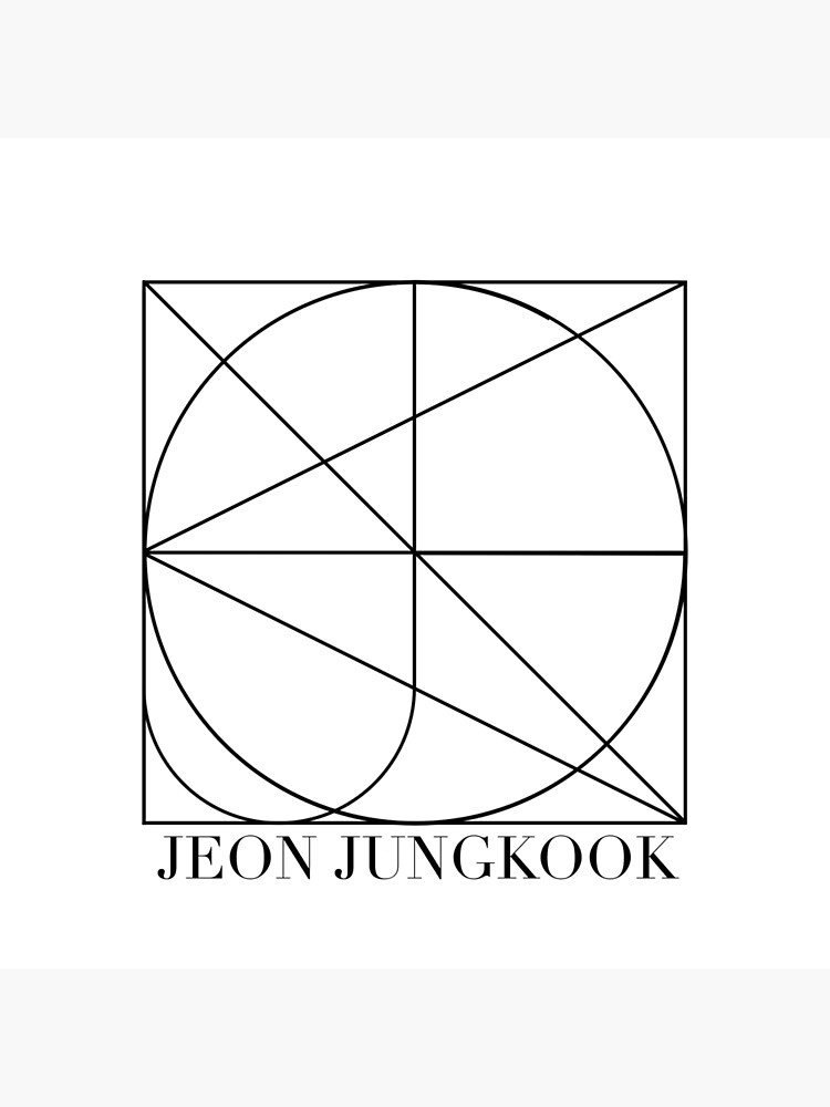 "Jeon Jungkook Name Logo " Poster for Sale by LittleLuxShop | Redbubble