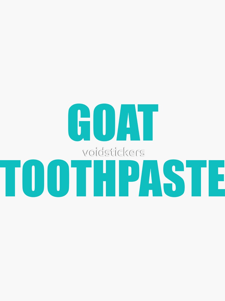 "Goat Toothpaste iCarly Penny Tee" Sticker for Sale by voidstickers ...