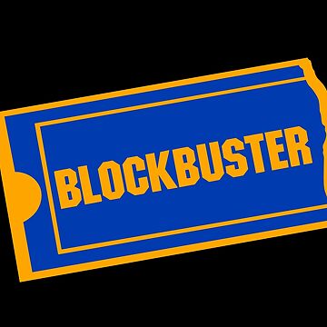 "Blockbuster Logo" Sticker for Sale by AceLlama | Redbubble
