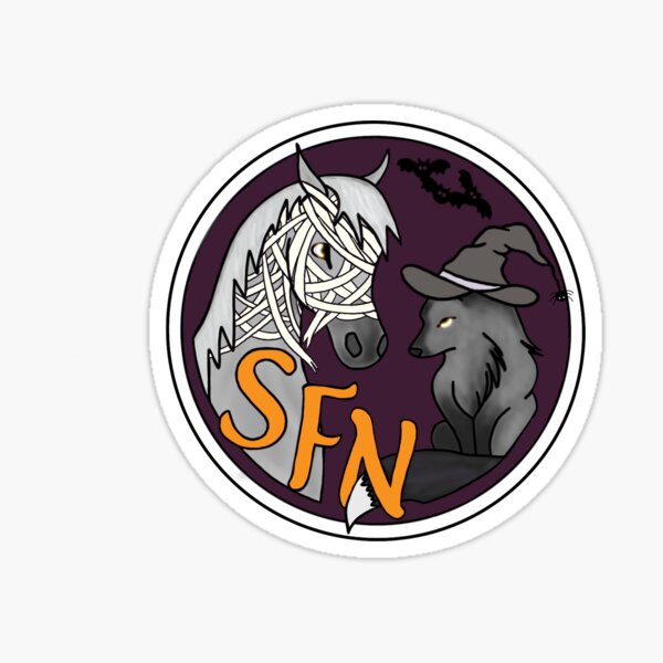 Pegatina «Logotipo de Silver Foxes Nation (Halloween)» de bvitale8532 ...