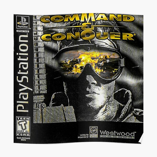 Póster «PS1 Command and Conquer» de Loubie2 | Redbubble