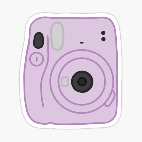 "Cute Purple Camera" Sticker for Sale by GraphicNook | Redbubble