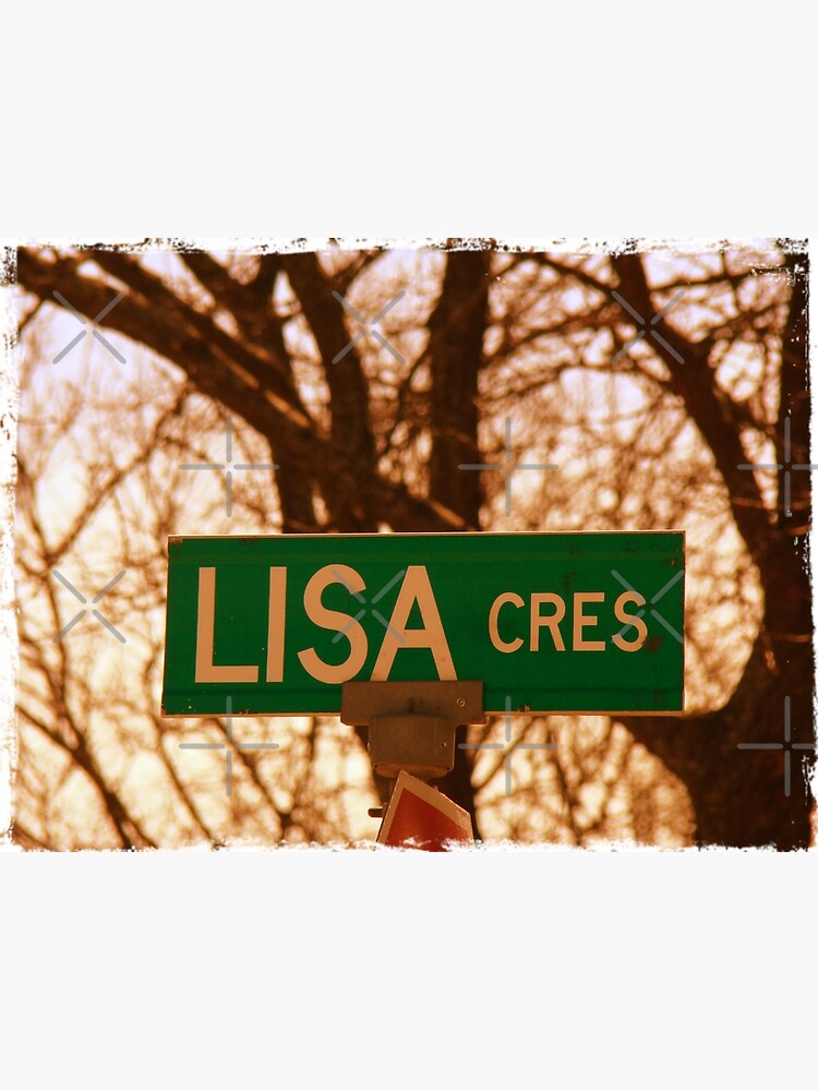 "Lisa sticker, Lisa magnet, Lisa mug, Lisa greeting card " Art Print by ...