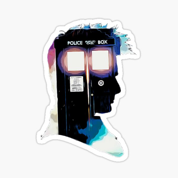 "The Madman and the Box" Sticker for Sale by SilverDoodles17 | Redbubble