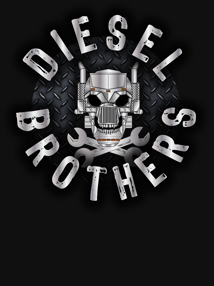 "Diesel Brothers - Truck Skull and Wrench Bones" T-shirt for Sale by ...