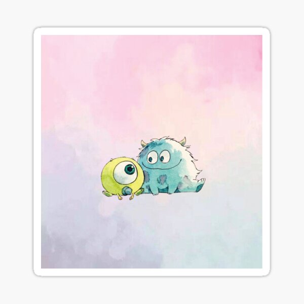 "mike wazowski and sully sullivan" Sticker for Sale by gafli | Redbubble