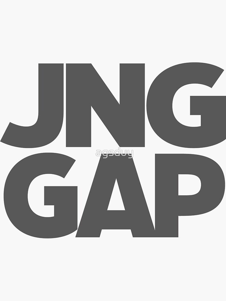 "JNG GAP GRAY | JUNGLE Difference | League of Legends Merch" Sticker by ...