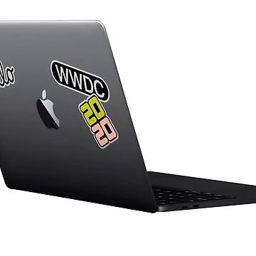 "MacBook Pro Sticker (WWDC Edition)" Sticker for Sale by Dan M. | Redbubble