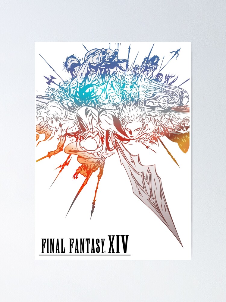 "Final Fantasy XIV 14" Poster by ZeWiss | Redbubble