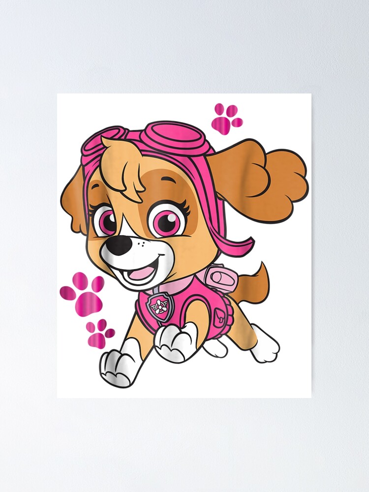 Paw Patrol Skye Poster For Sale By Bennyboesen Redbubble