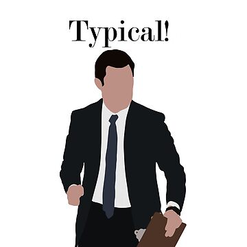 "Schmidt Typical" Sticker for Sale by KJB22 | Redbubble