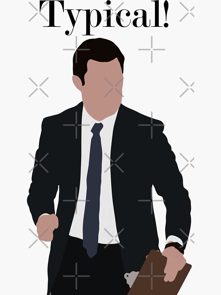 "Schmidt Typical" Sticker for Sale by KJB22 | Redbubble