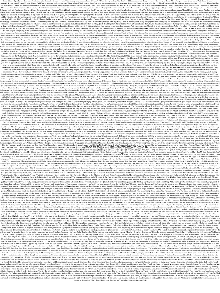 "Twilight New Moon Script in the Twilight Font" Poster by BrittMargaret ...