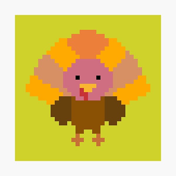 "Turkey - Pixel Art" Photographic Print for Sale by akaiawa | Redbubble