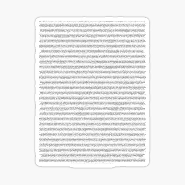 "Twilight Breaking Dawn Part 1 Script in the Twilight Font" Sticker for ...